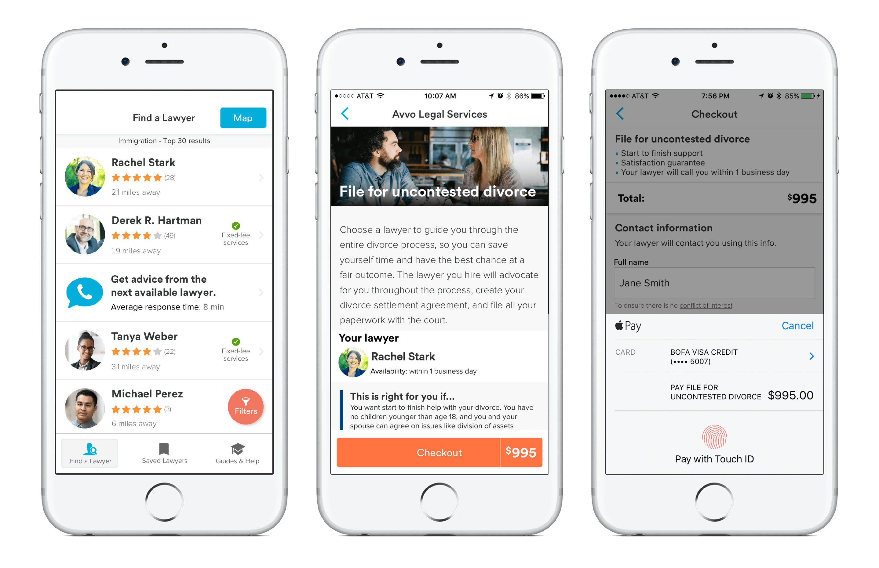 Use Apple Pay to Purchase Legal Advice on Avvo - AvvoStories